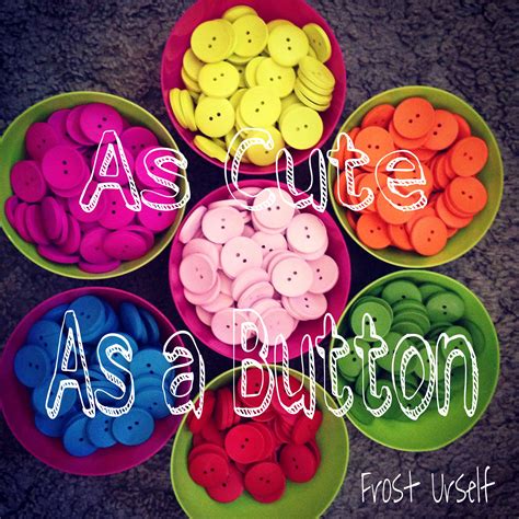 You Is As Cute As A Button Fun Cute Button Necklace