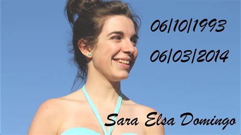 Sara Elsa Domingo Dep Youtube