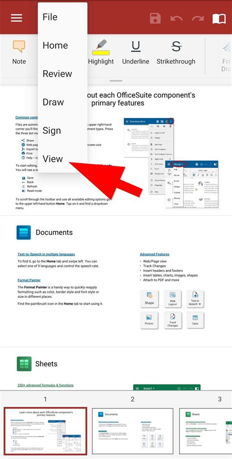 view annotations mobisystems