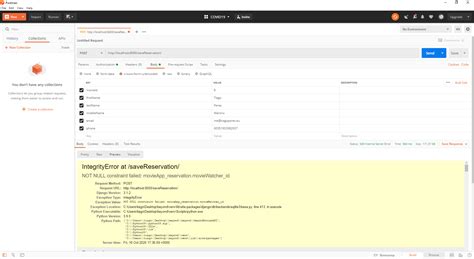 Python Drf Post Giving Not Null Constraint Failed Stack Overflow