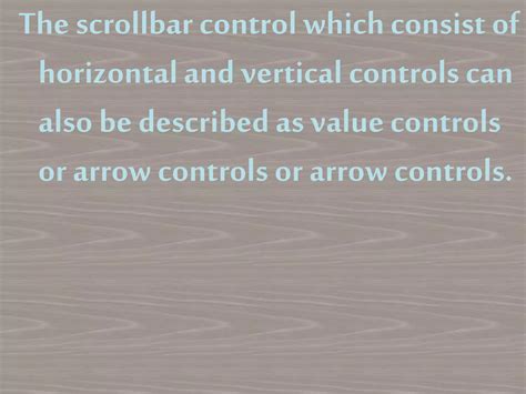 The Scrollbars Controls Pptx Computing Technology And Computing