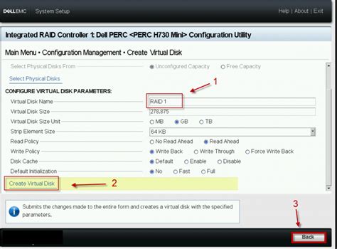 Dell Poweredge Cara Membuat Virtual Disk Pada Dell Raid Controller Melalui Bios System Setup