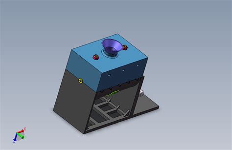 化肥搅拌制肥机设计含三维sw模型cad图纸说明书solidworks 2016模型图纸下载 懒石网