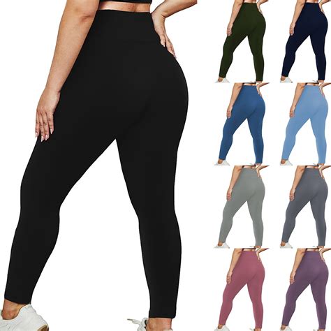 Agwolf Butt Lifting Leggings For Women Plus Size Tummy Control Leggings