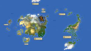 The Elder Scrolls World Map Of Nirn By Okiir On Deviantart