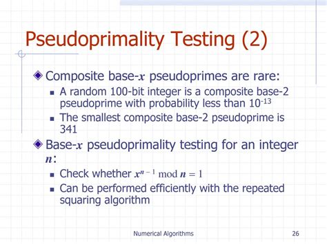 Numerical Algorithms X X 1 Numerical Algorithms Ppt Download