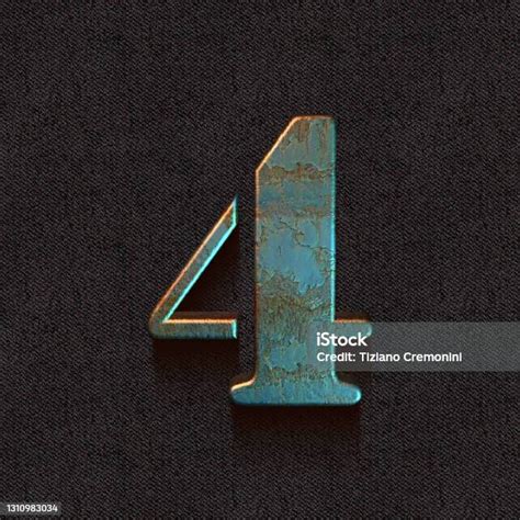 금속 3d 알파벳 숫자 세트 3d 일러스트레이션 4개 0명에 대한 스톡 사진 및 기타 이미지 0명 3차원 형태 4 Istock