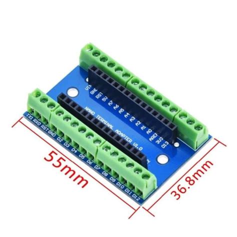 Jual Arduino Nano Io Shield Expansion V10 Nano Shield Terminal Blok