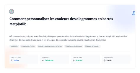 Comment Personnaliser Les Couleurs Des Diagrammes En Barres Matplotlib Labex