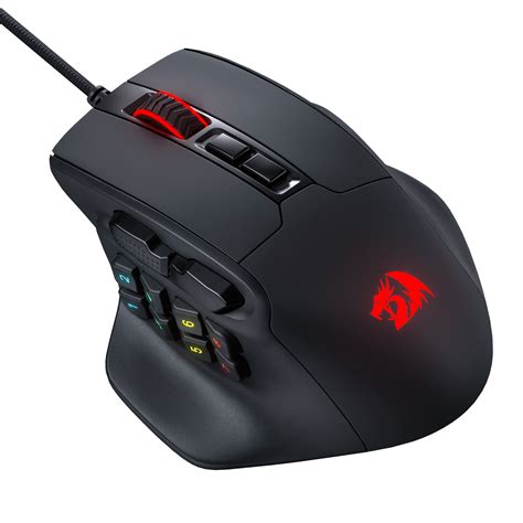 Redragon M811 Aatrox Mmo Gaming Mouse With 15 Programmable Buttons