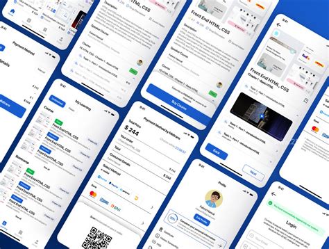 在线课程学习app Ui Kit界面设计模板 Learnconnect 25学堂