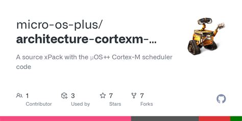 GitHub micro os plus architecture cortexm xpack A source xPack with the µOS Cortex M