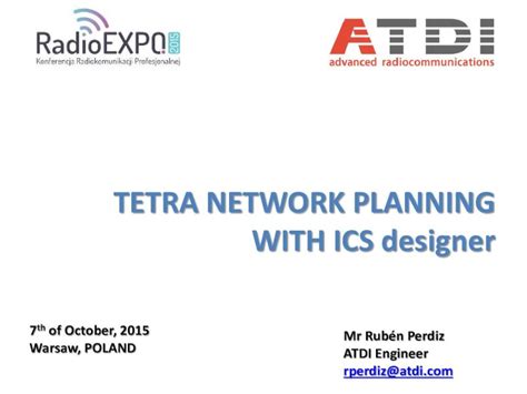 Pdf Tetra Network Planning With Ics Designer … · Propagation Models Including Itu Models And