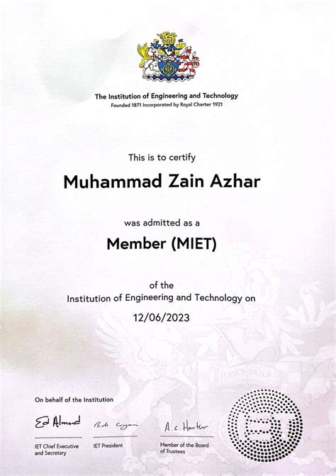Muhammad Zain Azhar On Linkedin I Am Thrilled To Share That I Have Been Accepted As A Member Of