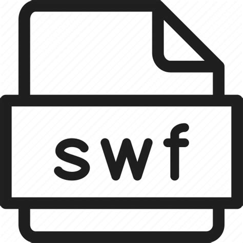 File Format Extension Type Suffix Swf Icon Download On Iconfinder