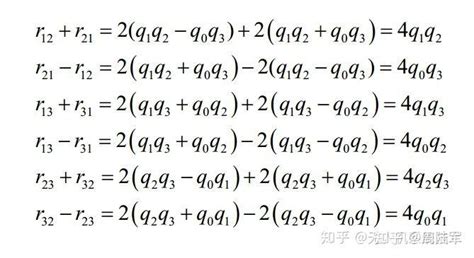 三维旋转笔记 欧拉角 四元数 旋转矩阵 轴角 记忆点整理 知乎