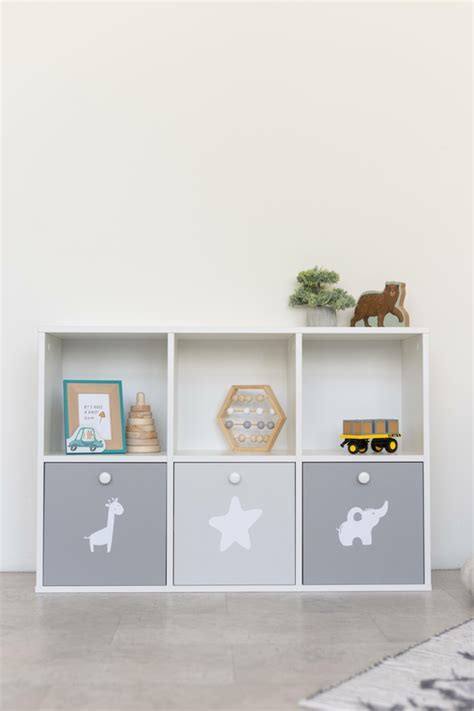 Купити Стелаж на 6 комірок 3 шухляди Сірий 9 0 18 0 000 6 в інтернет магазині Dreamer