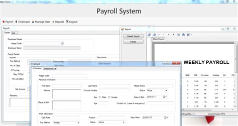 Payroll System Sourcecodester