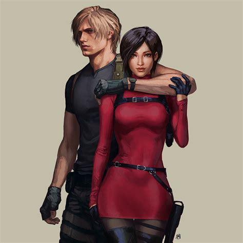 Ada Wong E Leon Kennedy Amano Leon S Kennedy And Ada Wong Resident