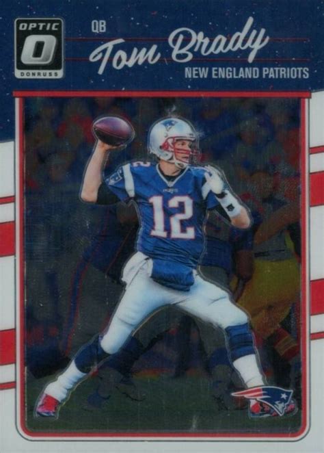 2016 Panini Donruss Optic Tom Brady 62 Football Vcp Price Guide