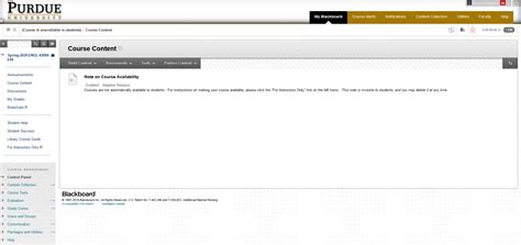Navigating Blackboard How To Create A Writing Class On Blackboard