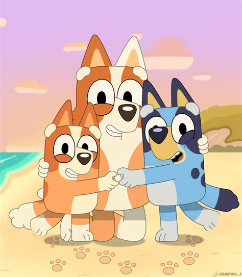 Brandy Pregnant Bingo And Bluey By Branxy1 On Deviantart