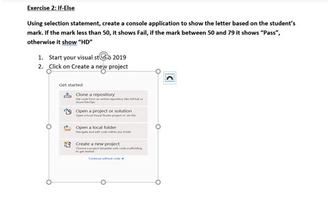 Solved Exercise 2 If Else Using Selection Statement Create