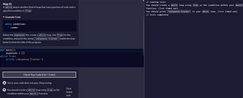 Learn Lambda Functions By Building An Expense Tracker Step 25 Python The Freecodecamp Forum