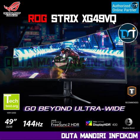 Promo Asus Rog Strix Xg49vq 49 Super Ultra Wide Curved 144hz Hdr400