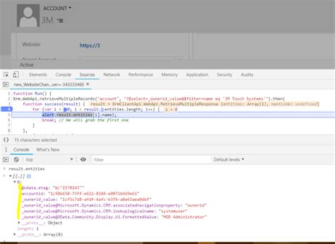 Set And Retrieve A Lookup Id And Value Using Xrmwebapi Carl De Souza