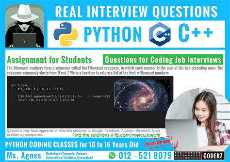 Sfg Educoach Solving Fibonacci Sequence Problem Using List Comprehension Python