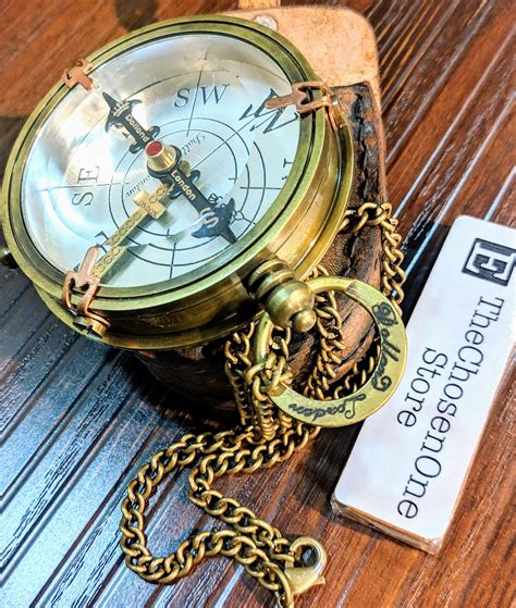 Brass Pocket Compass Maritime Pocket Compass Handmade Etsy