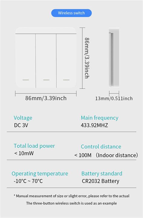 Rf 433mhz Wireless Switch Set Diy Smart Switch 1 2 3gang Push Button Remote Controller Shopee