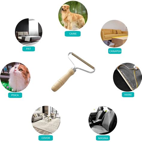 Четка Oxee за многократна употреба за почистване на косми от домашни любимци мъх от дрехи