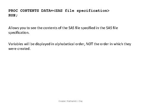 Sas Base Cert Prep Guide Chapter 2 Referencing