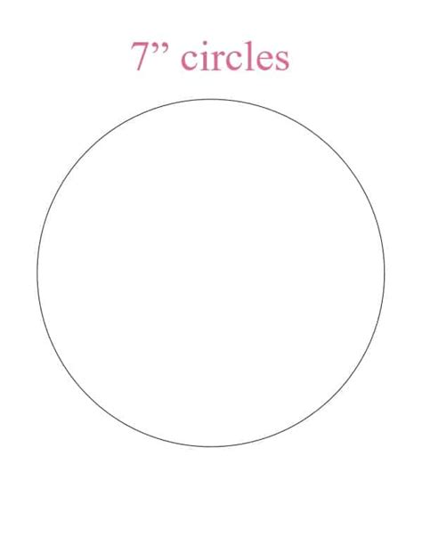 Printable Circles