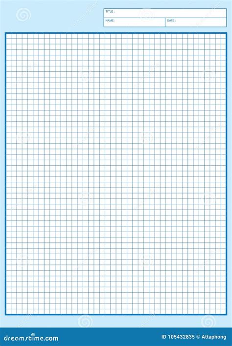 Engineering Graph Paper Printable Graph Paper Vector 105432835