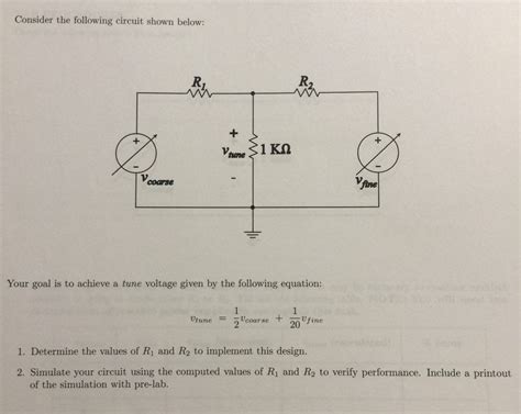solved consider the following circuit shown below your