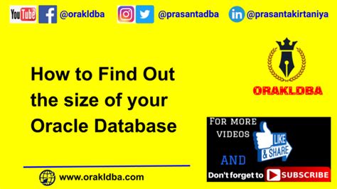 Oracle Database Size Ansno