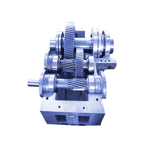 Single Screw Hard Tooth Surface Helical Gear Reducer For Pp Pe Pvc Plastic Extruder