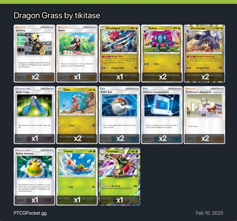 Dragon Grass By Tikitase Pokémon Tcg Pocket