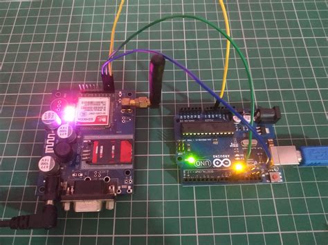 Gsm Module Arduino Circuit Diagram