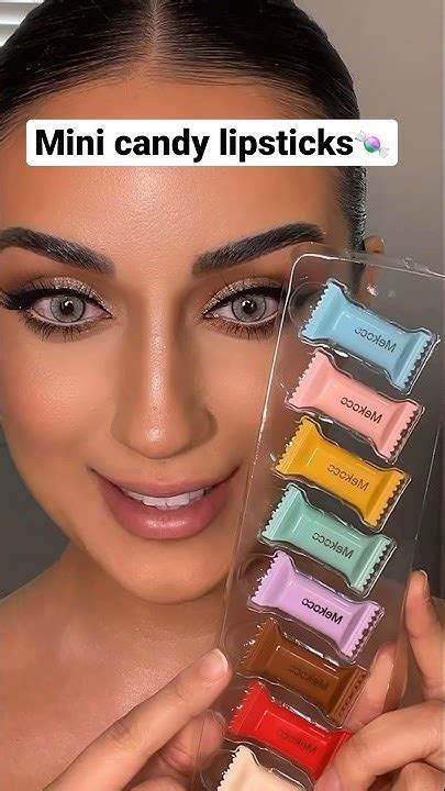 Trying Mini Candy Lipsticks🍬 Youtube