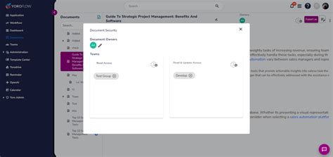 Nested Documents Features Yoroflow™