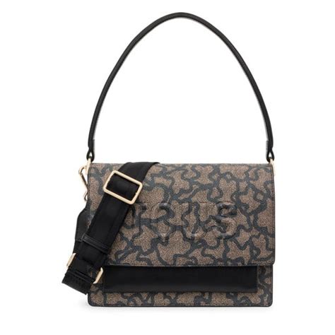 Medium Black Kaos Icon Audree Crossbody Bag Tous