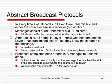 Ppt Cpsc 689 Discrete Algorithms For Mobile And Wireless Systems Powerpoint Presentation Id