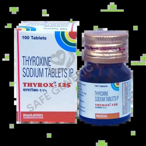 Thyrox 125 Tablet Thyroxine 125mcg Ivermectinforless