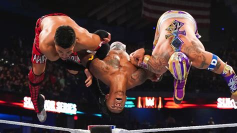 Lio Rush Vs Akira Tozawa Vs Kalisto Survivor Series 2019 Kickoff Wwe