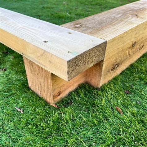 Heavy Duty Timber Box Pergola Complete Diy Kit Tanalised Redwood Timb