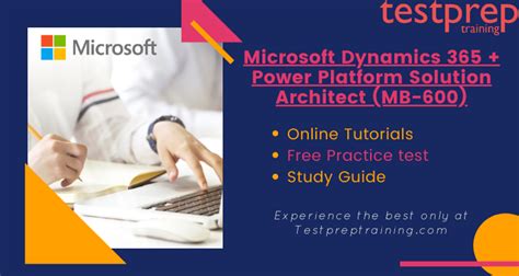 Microsoft Dynamics 365 Power Platform Solution Architect Mb 600